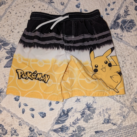Pokemon | Swim | Kids Yellow And Black Shorts Pokemon | Poshmark